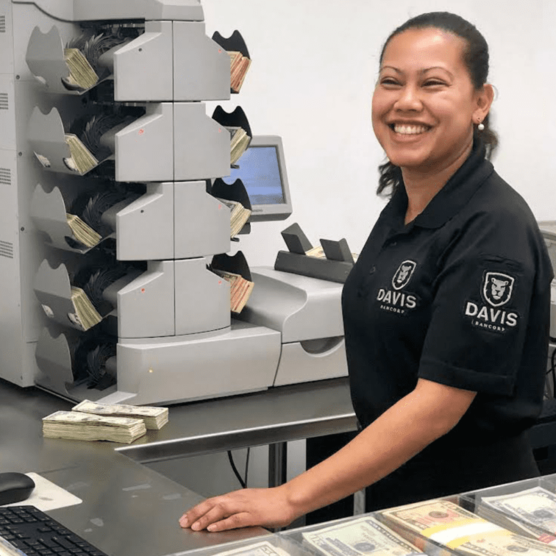 Cash And Coin Management - Davis Bancorp